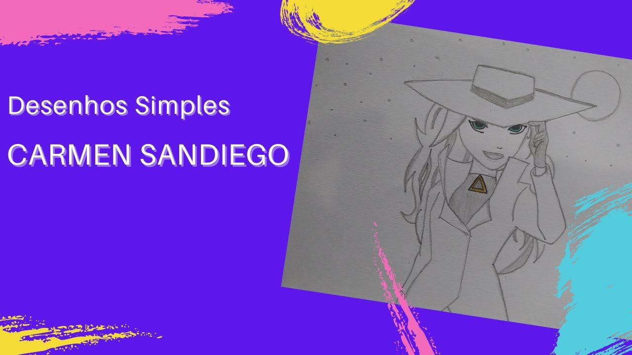 COMO DESENHAR A CARMEN SANDIEGO (SPEED DRAWING) - YouTube