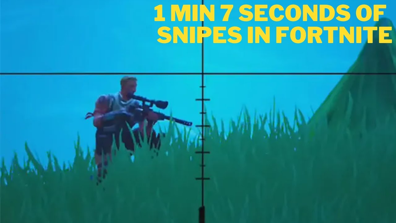 Sniping People in Fortnite for 1 minute and 7 seconds - YouTube