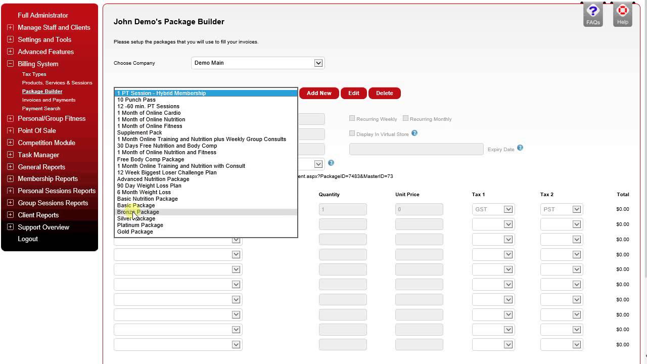 CMS/PT Billing Demo - YouTube