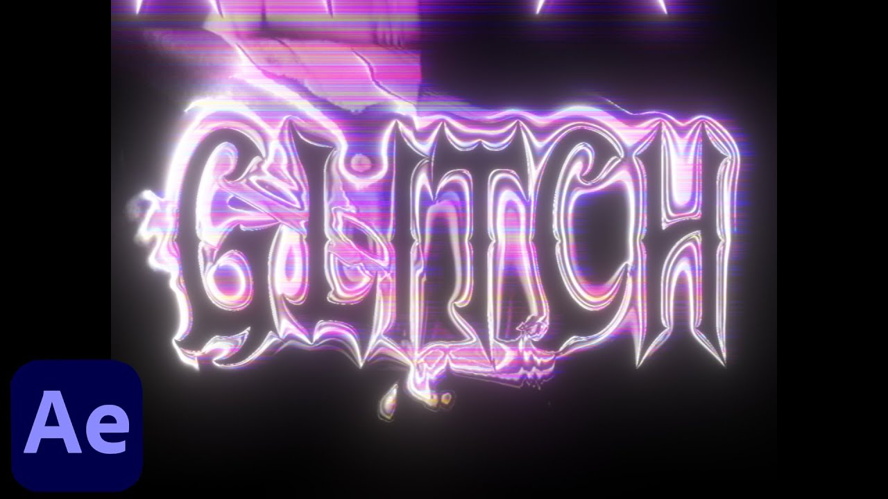 How To Make This DISPLACEMENT GLITCH Effect - After Effects Tutorial - YouTube