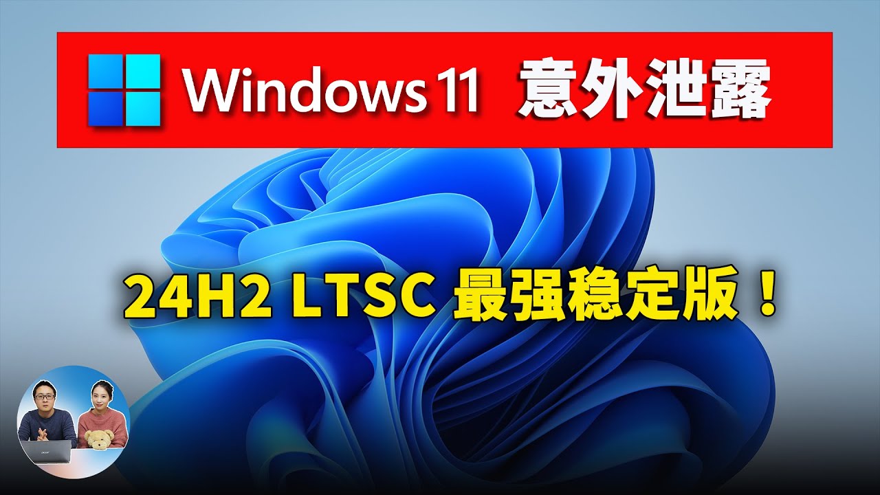 Windows 11 意外泄露（24H2）LTSC 最强稳定版！附最新下载、安装教程 | 零度解说 - YouTube