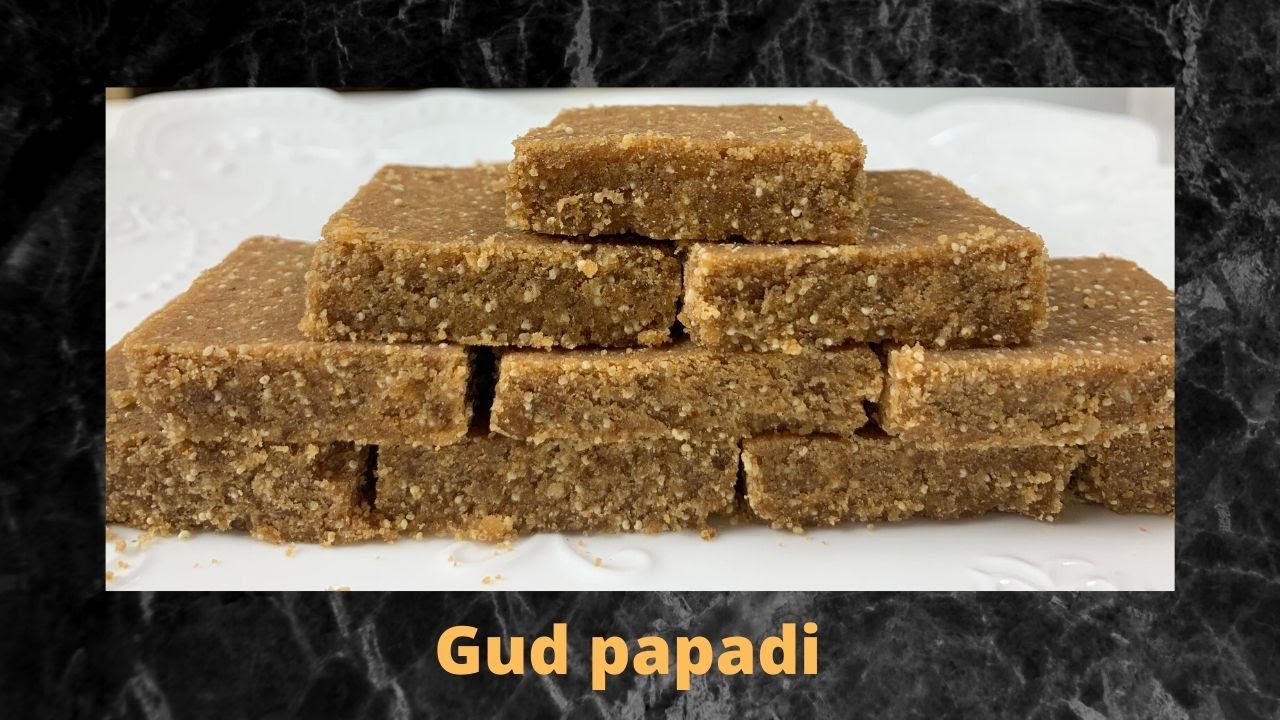 Gud papdi recipe | Gol papdi | Rita in the kitchen - YouTube