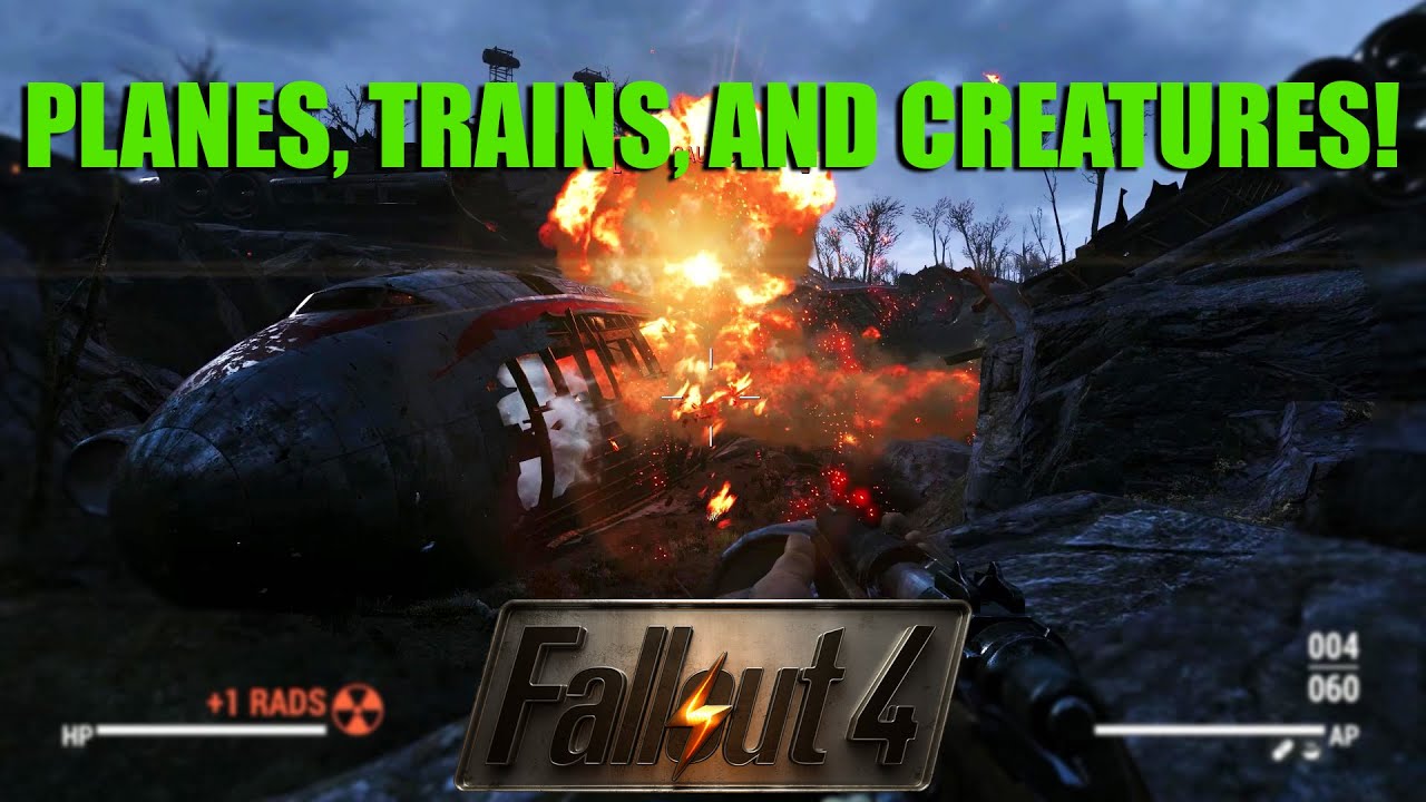 PLANES, TRAINS, AND CREATURES | Fallout 4 | Part 1 - YouTube