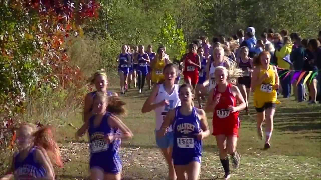 GMHS Cross Country Girls at SMAC championships 2013 - YouTube