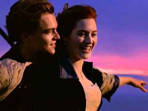Titanic - I'm Flying Scene - YouTube