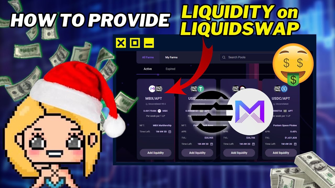 How to Provide MBX-APT Liquidity on Liquidswap - YouTube