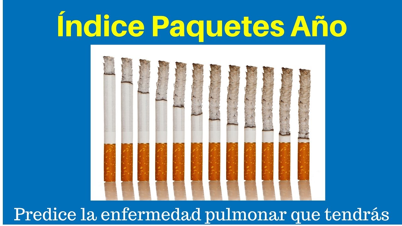 ¿Cúanto fumar sin enfermarse? 20 paquetes año - YouTube