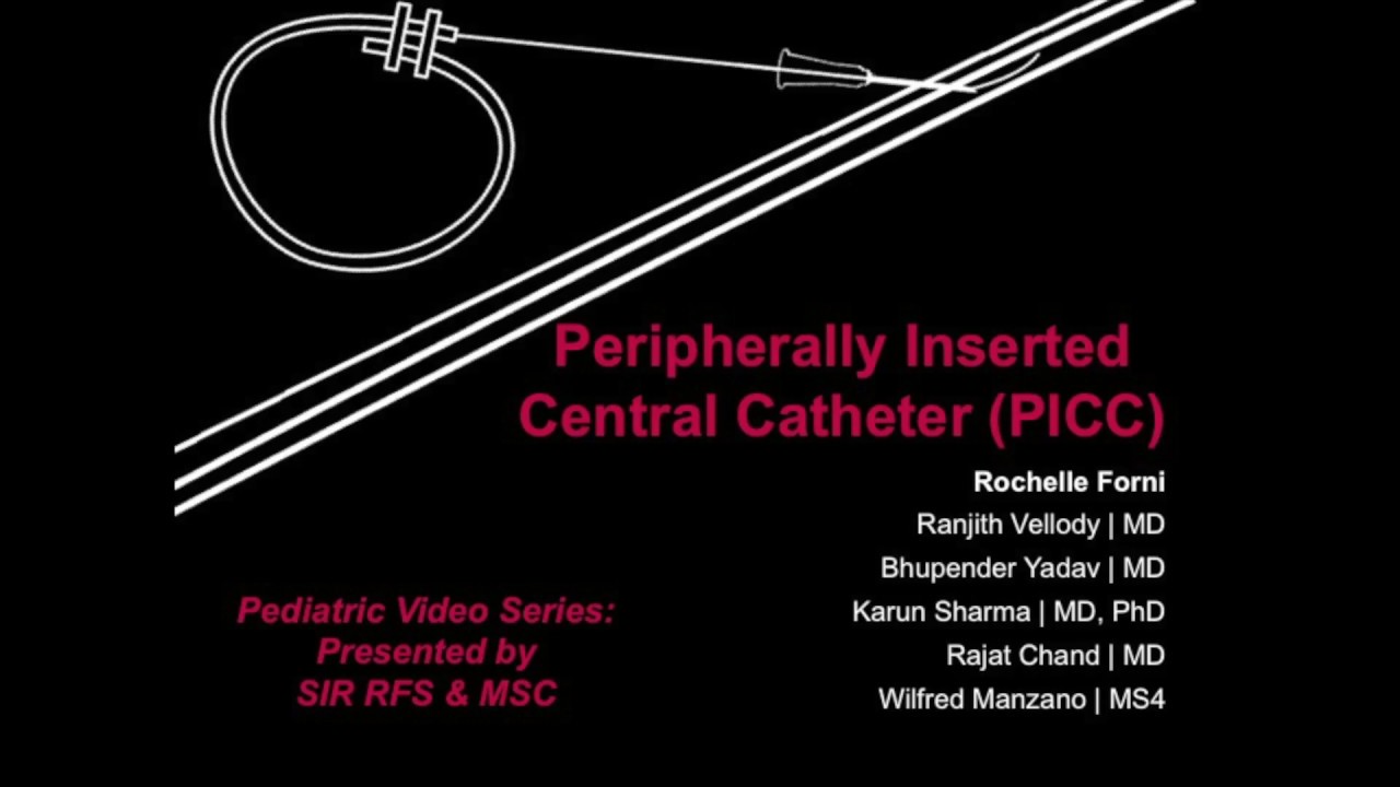 Pediatric Series (Video 1 of 3): PICC - YouTube