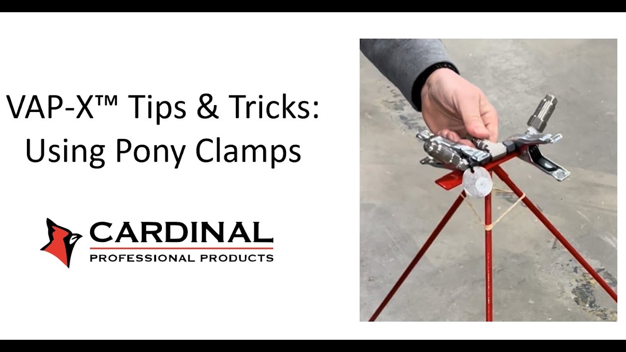 VAP X™ Tips & Tricks Pony Clamps - YouTube