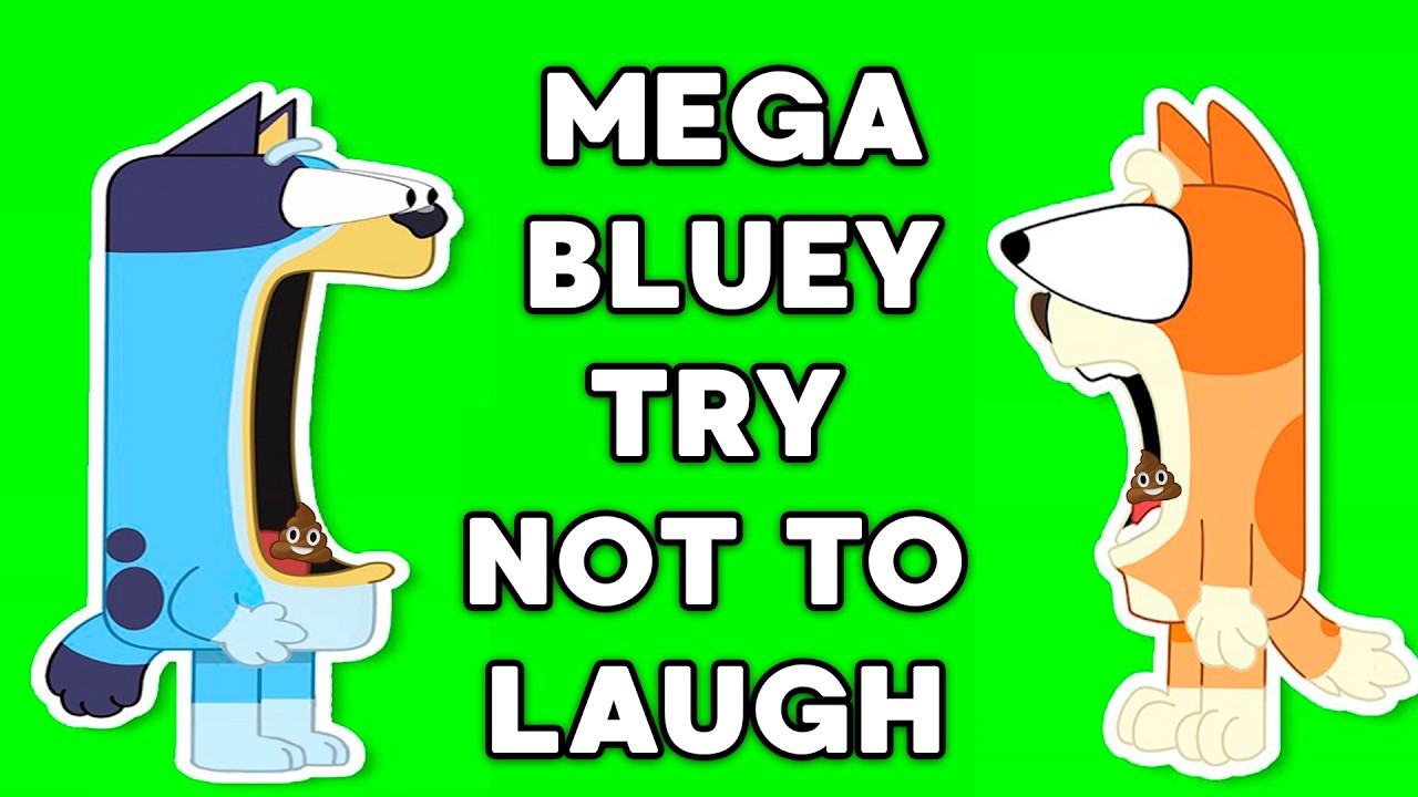 BLUEY TRY NOT LAUGH HARD! - YouTube