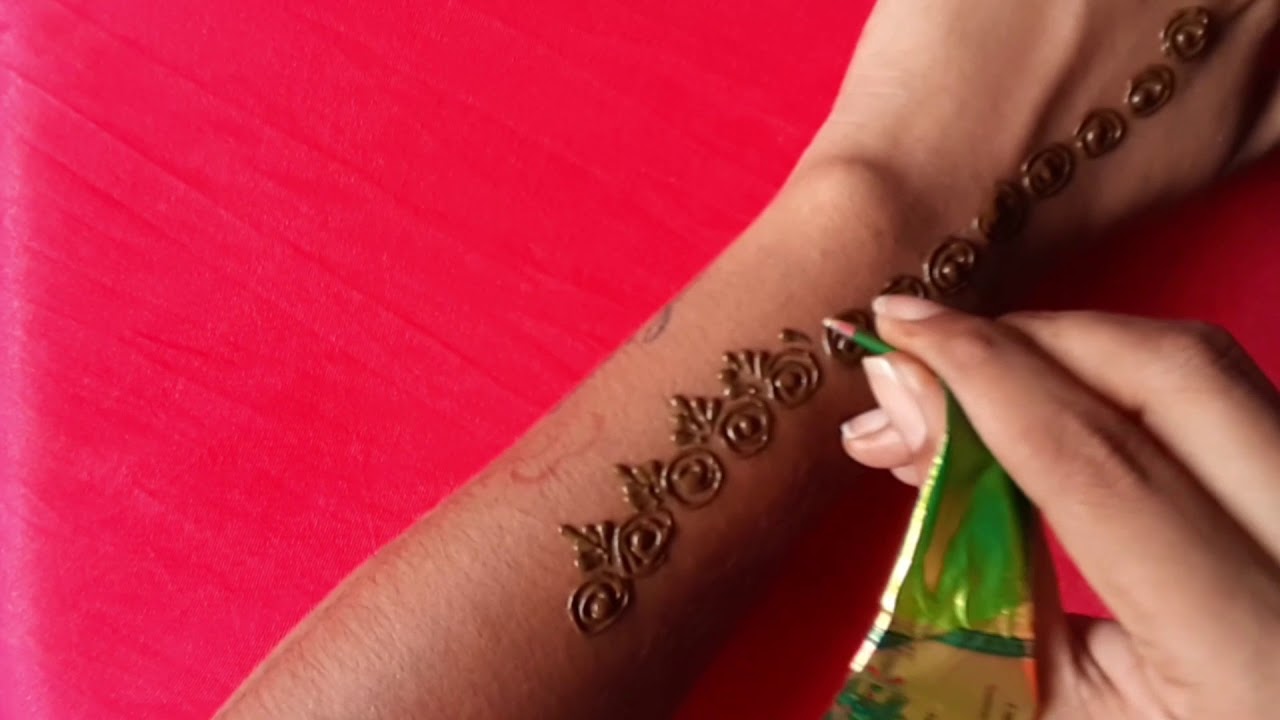 simple mehandi design/modern mehandi - YouTube
