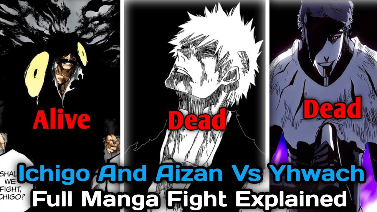 The Final Battle: Ichigo and Aizen vs Yhwach || Full Manga Fight ...