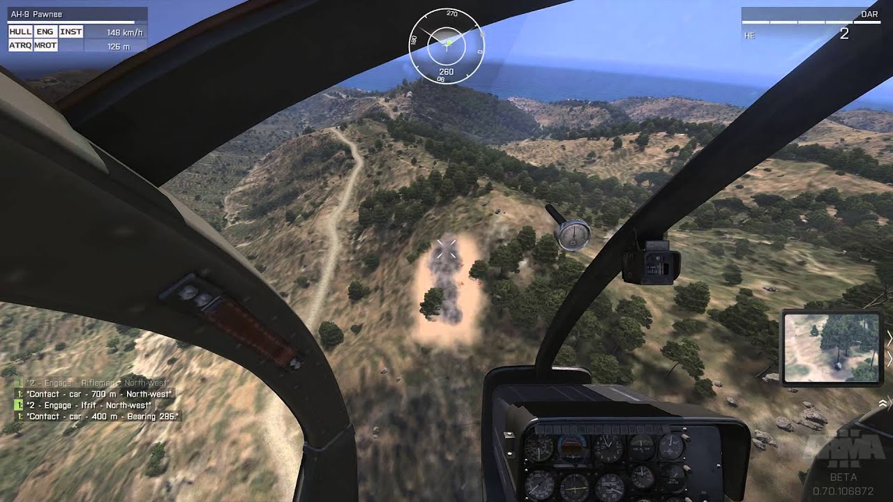 Arma 3 how to fly (using mouse and keyboard) close air support - YouTube
