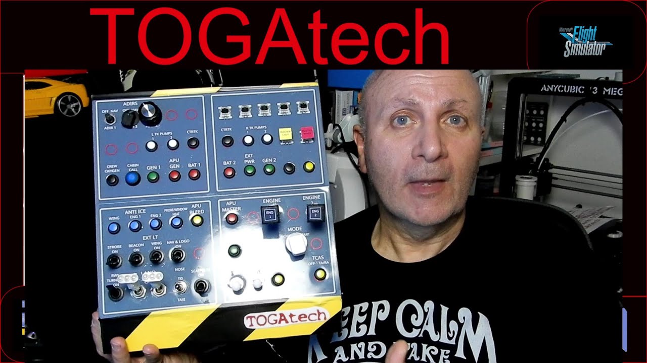 Airbus A320 Button Box for MSFS 2020 - YouTube