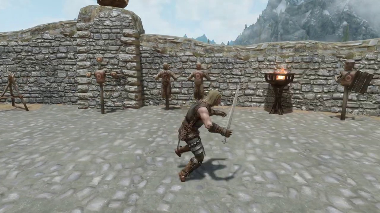 Skyrim Roll Animation - YouTube
