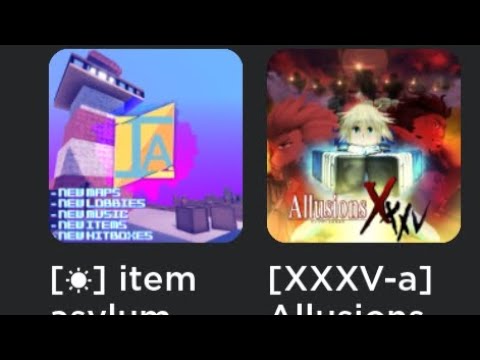 Jogando Allusion e item asylum No roblox - YouTube