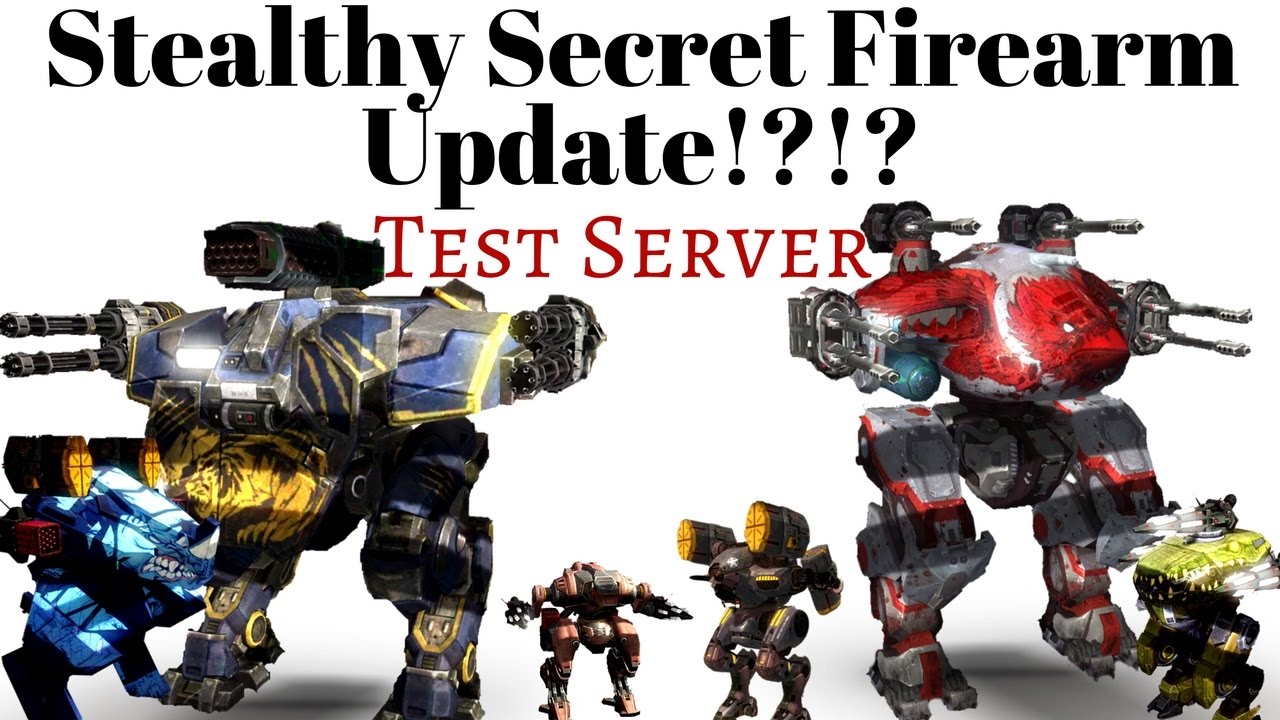 War Robots-Stealthy Secret FIREARM Update! Also Skins...and New Bots ...