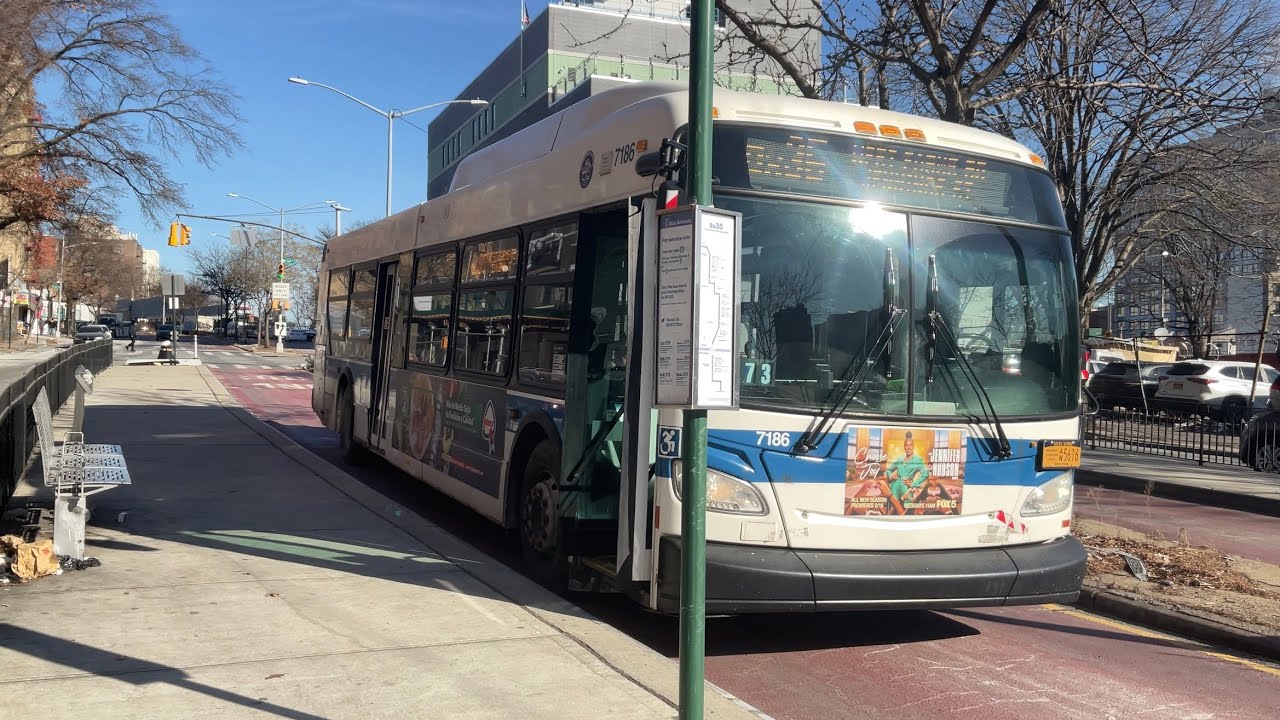 MTA NYCT Bus: 2015 NFI XD40 #7186 on Bx35 to WEST FARMS RD JENNINGS ST ...