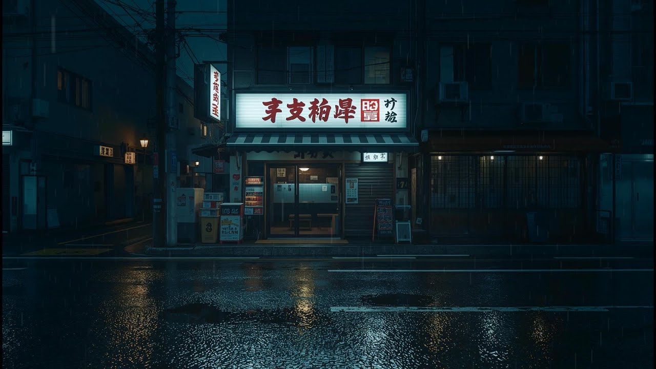 Tokyo Midnight Rain 🌧️ — Rainy Lofi That Feels Like Midnight Calm - YouTube