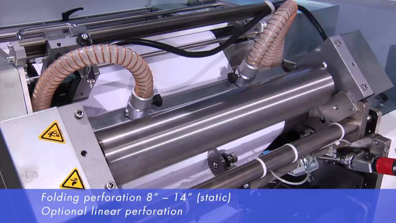 Roll to fanfold solution with static and dynamic punch and perforation ...