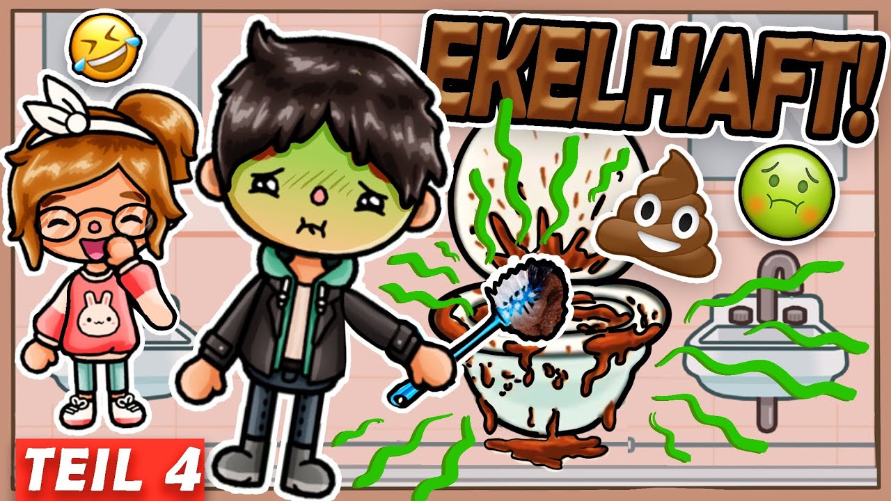 Ein MILLIONÄR, PUTZT meine TOILETTE 💩🤣 | TEIL 4 | GESCHICHTE in TOCA ...