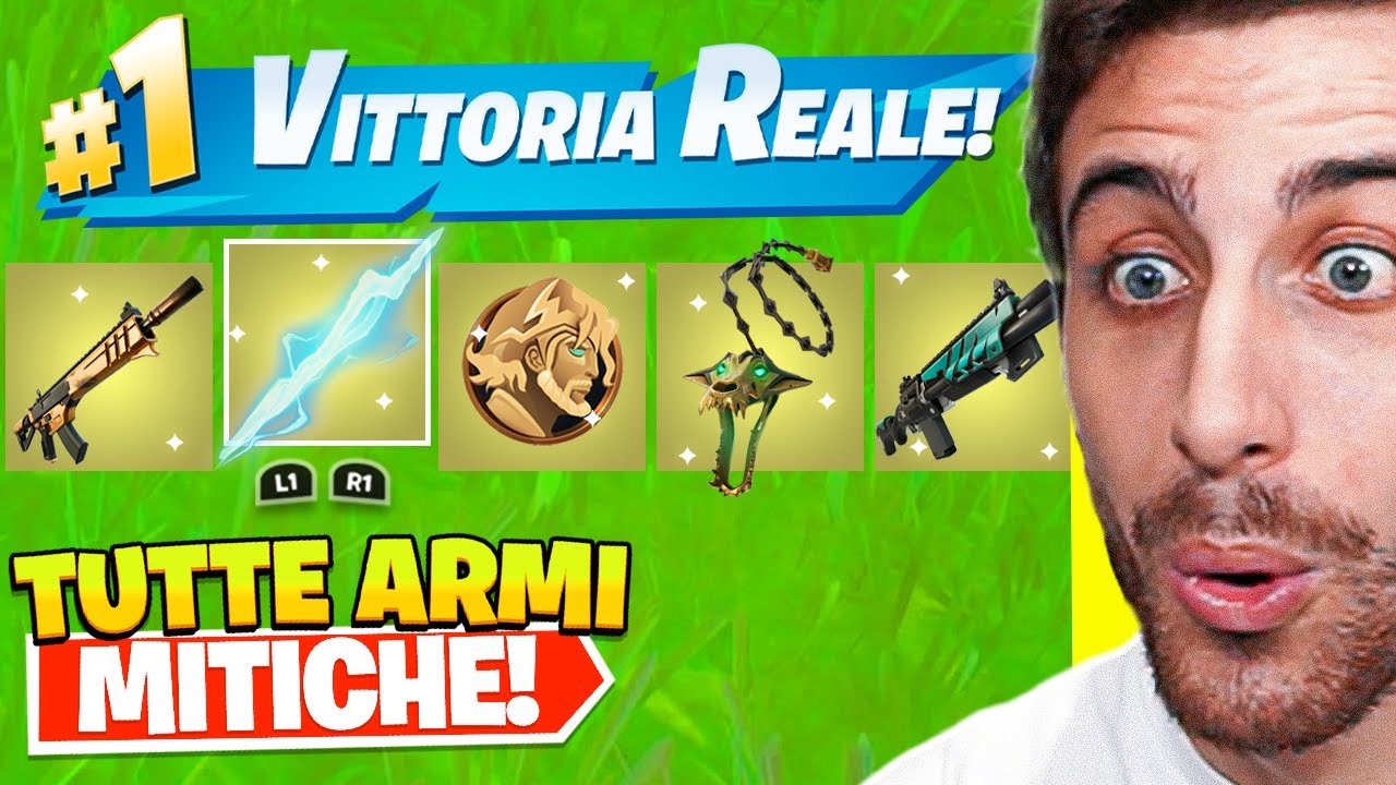 Gioco con SOLO le NUOVE Armi MITICHE e VINCO la Partita! Stagione 2 Capitolo 5 Fortnite ITA ...