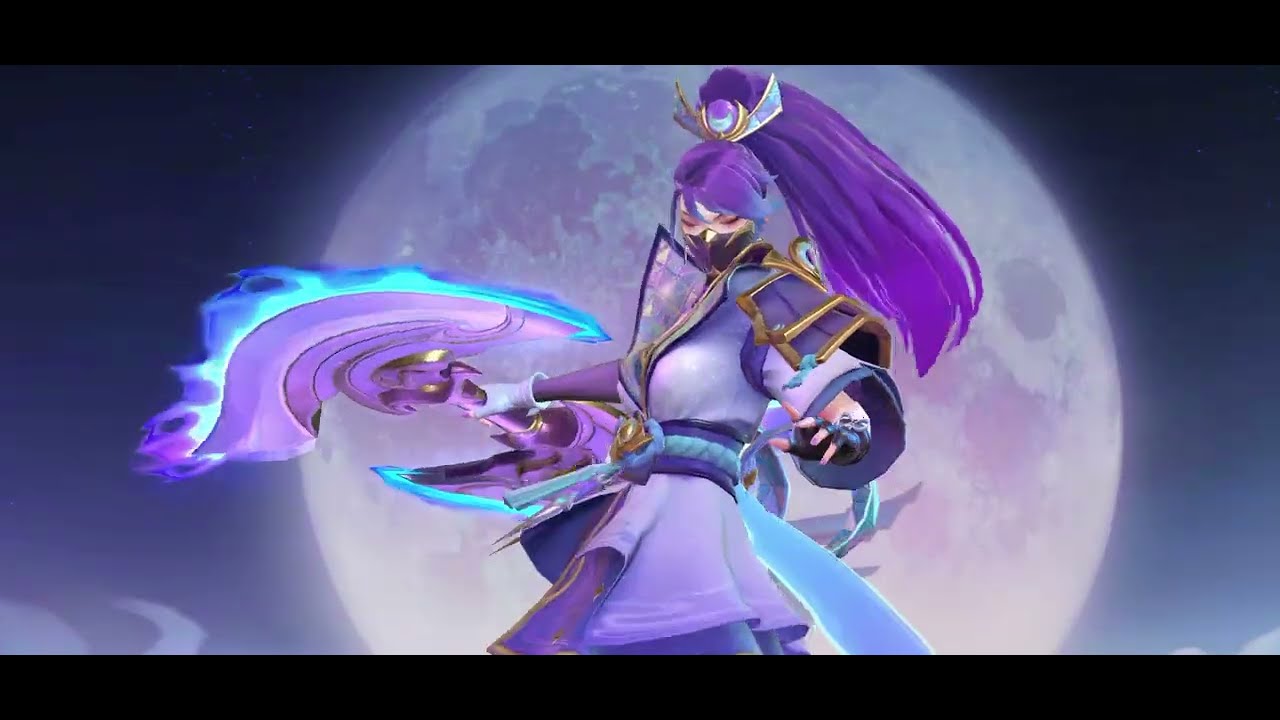 Hanabi All Star Moonlight Ninja Grafik Ultra 1080p 😍 #mobilelegends ...