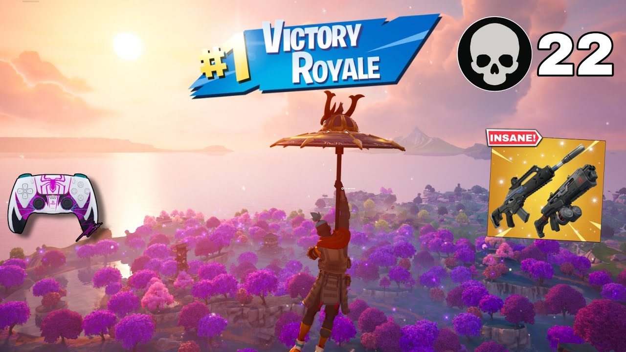 22 Kills Solo Win Fortnite Gameplay (New Chapter 6 PS5 Controller ...
