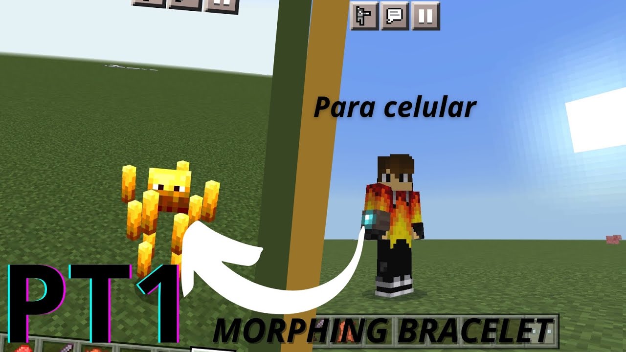 MINECRAFT:morphing bracelet para celular (PT1) - YouTube