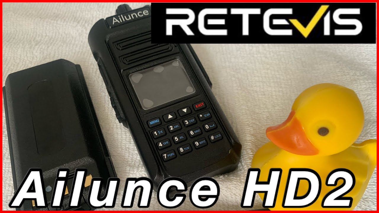 Water Talkie Nou HD2 Ràdio - Ailunce RETEVIS VHF UHF prepper - YouTube