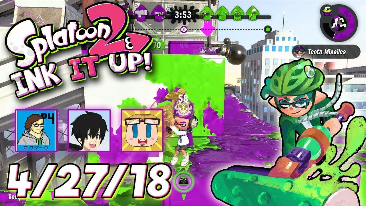 Splatoon 2 - Ink It Up! 4/27/18! Every Squid has a Silver Lining! - YouTube
