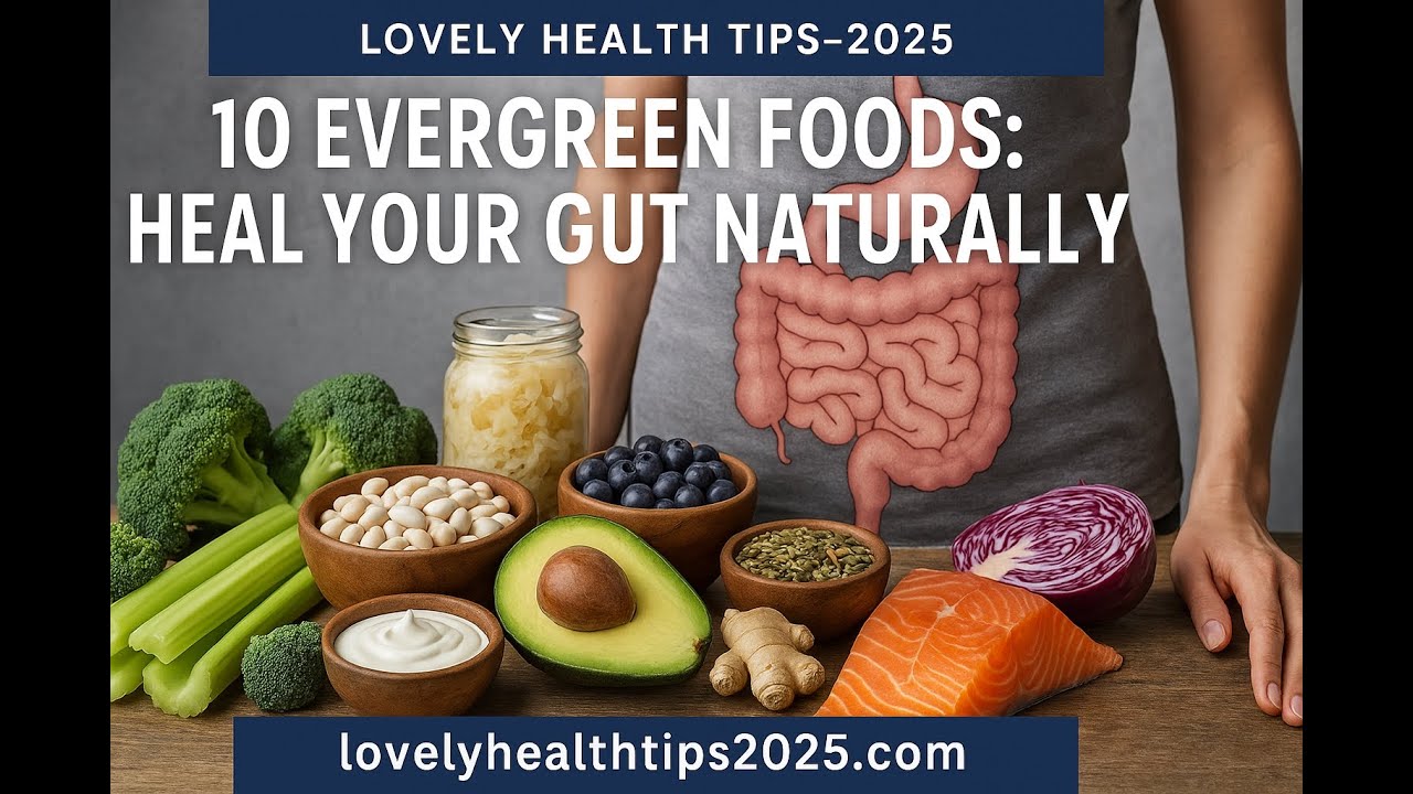 10 Evergreen Foods : Heal your gut naturally - YouTube