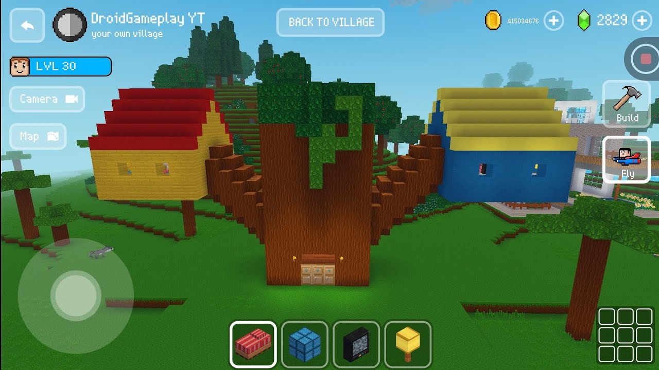 Furnished Tree House - Block craft 3d - YouTube