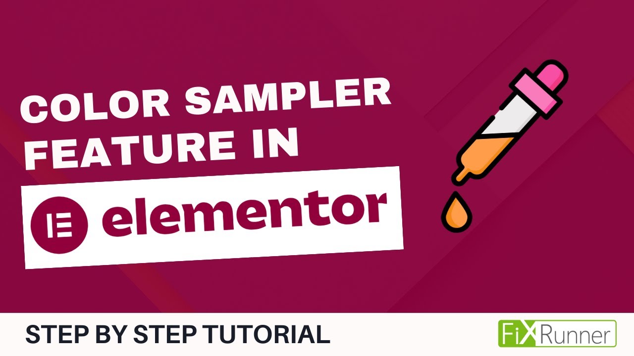 How To Use The Color Sampler In Elementor - YouTube