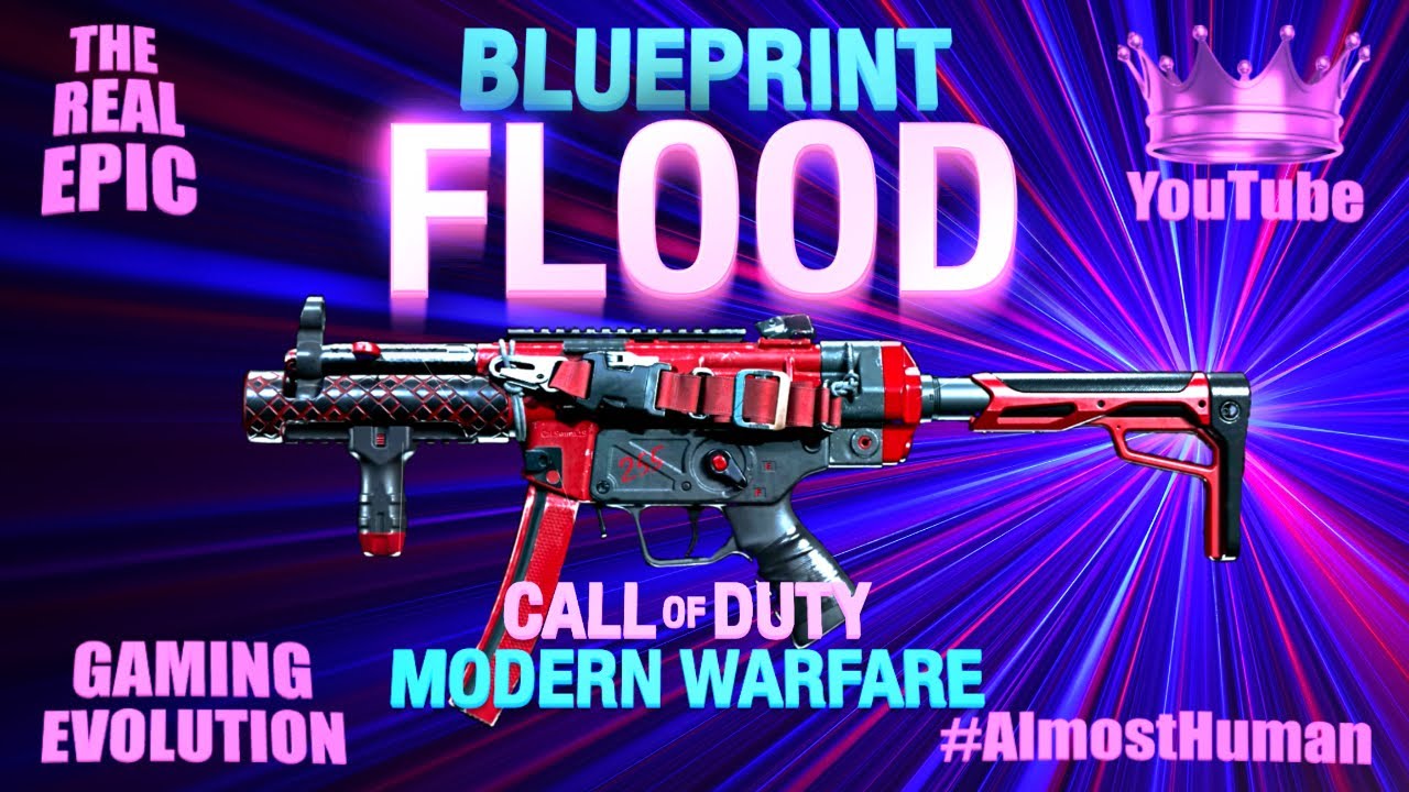 FLOOD BLUEPRINT MP5 CALL OF DUTY MODERN WARFARE WARZONE - YouTube