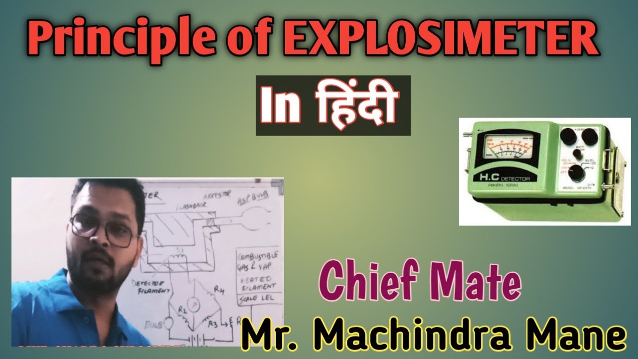 Principle of EXPLOSIMETER, Hindi. #strangermarino #compass # ...