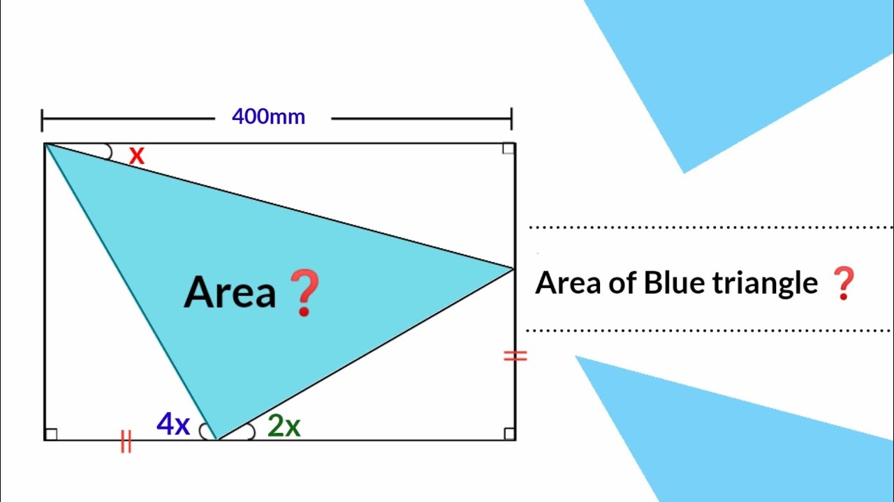 how to calculate the Area of the blue coloured portion in addition to ...
