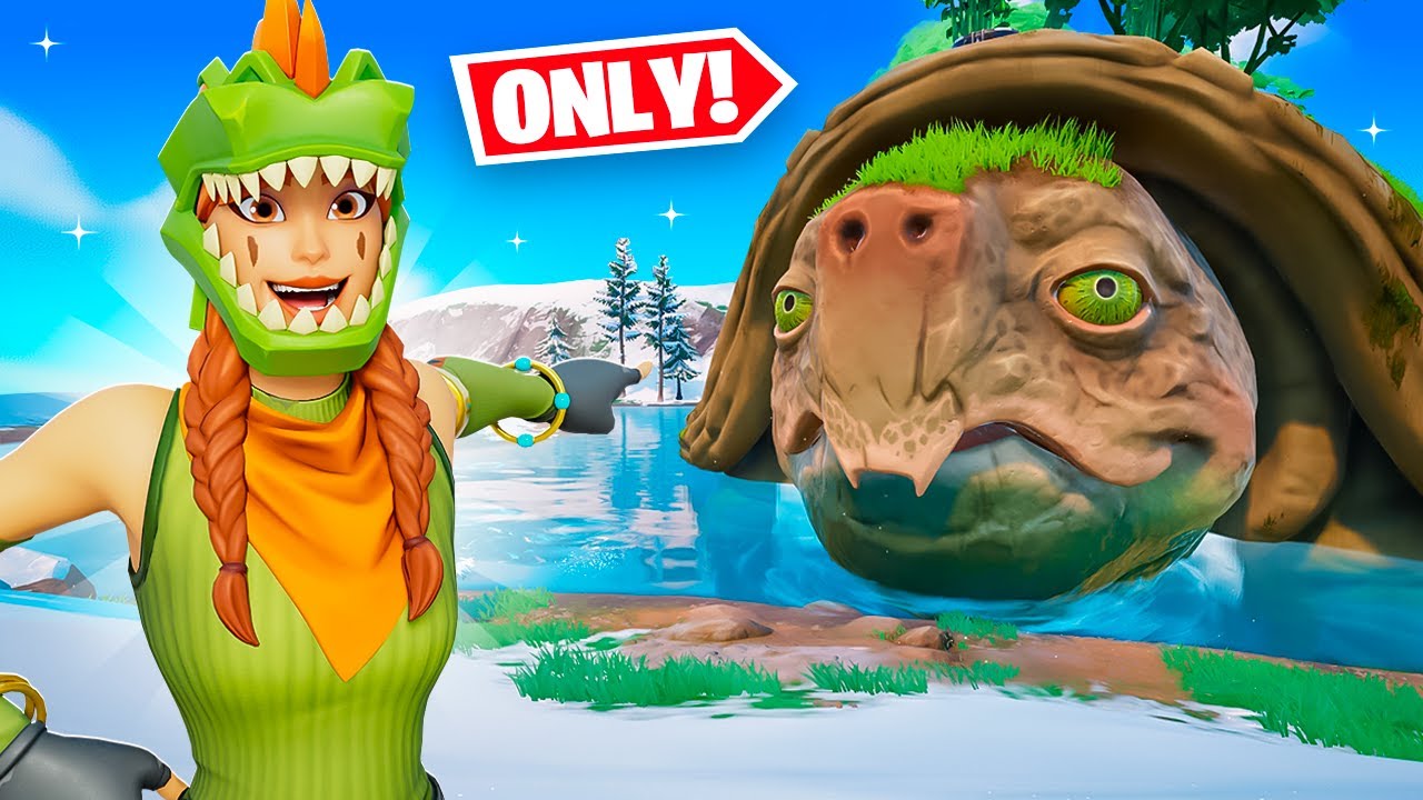 The TURTLE *ONLY* Challenge in Chapter 6! (Fortnite) - YouTube