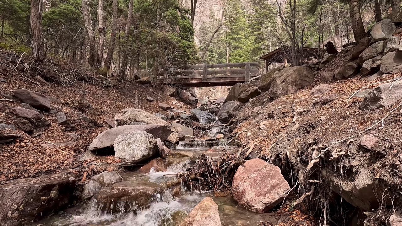 Beautiful Spring Snow & Stream Sounds | Ouray Colorado - YouTube
