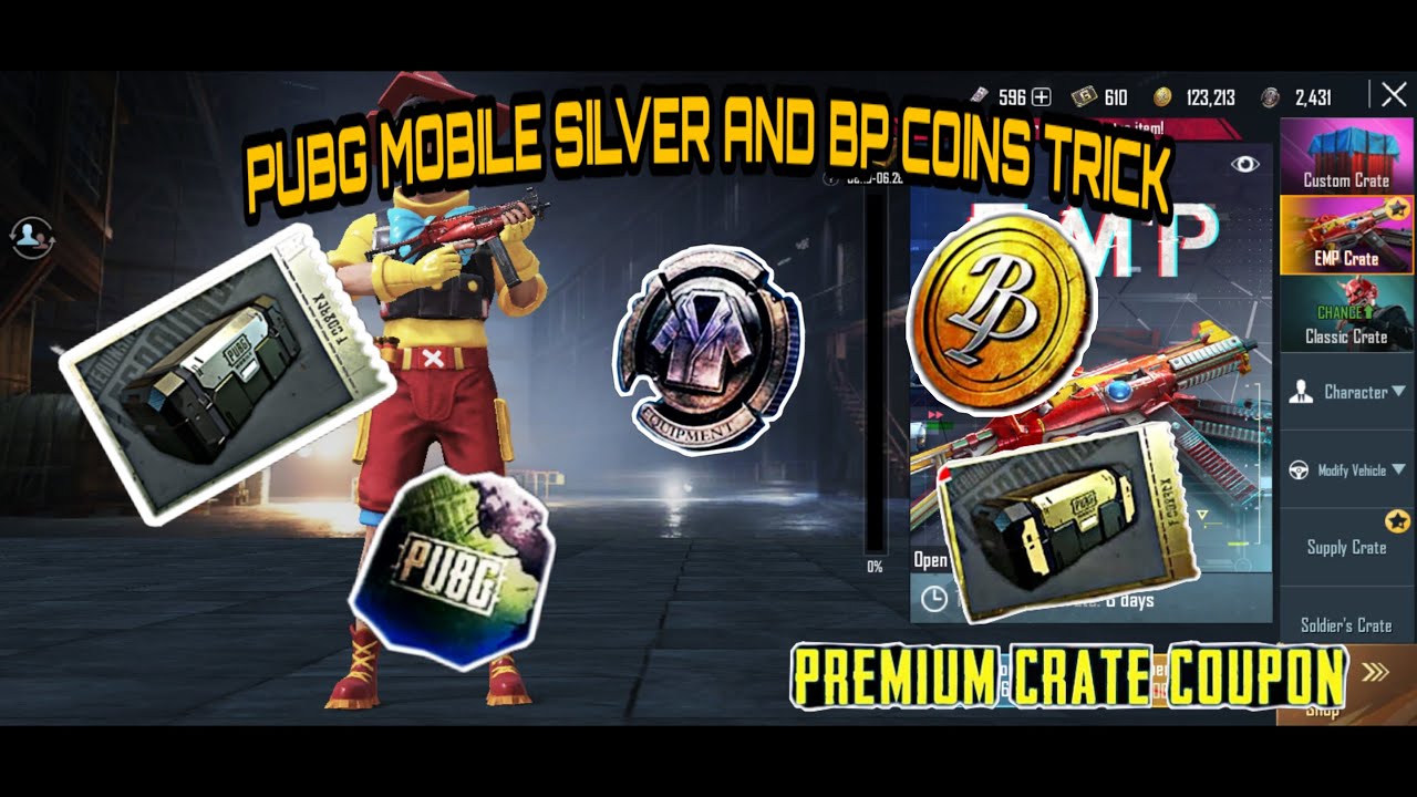 PUBG MOBILE SILVER AND BP COINS TRICKS | FREE SILVER AND BP COINS | HOW ...