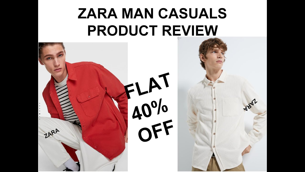 ZARA INDIA MAN CASUALS PRODUCT REVIEW | 40% OFF | BUY NOW | - YouTube