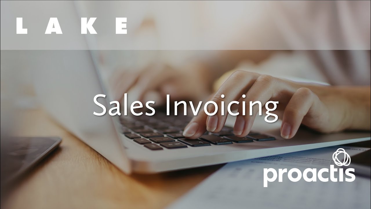 Proactis Sales Invoicing - YouTube