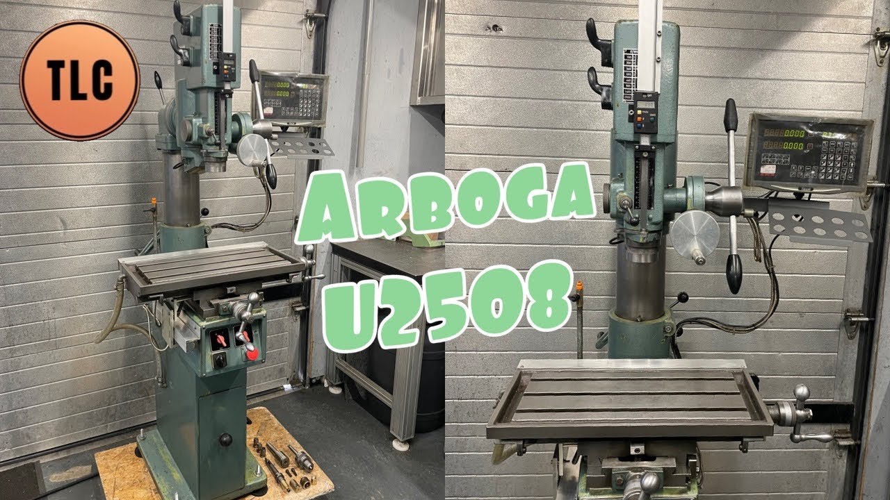 Arboga U2508 Drill-Mill DRO Milling Machine Drill Press Fräsmaschine ...