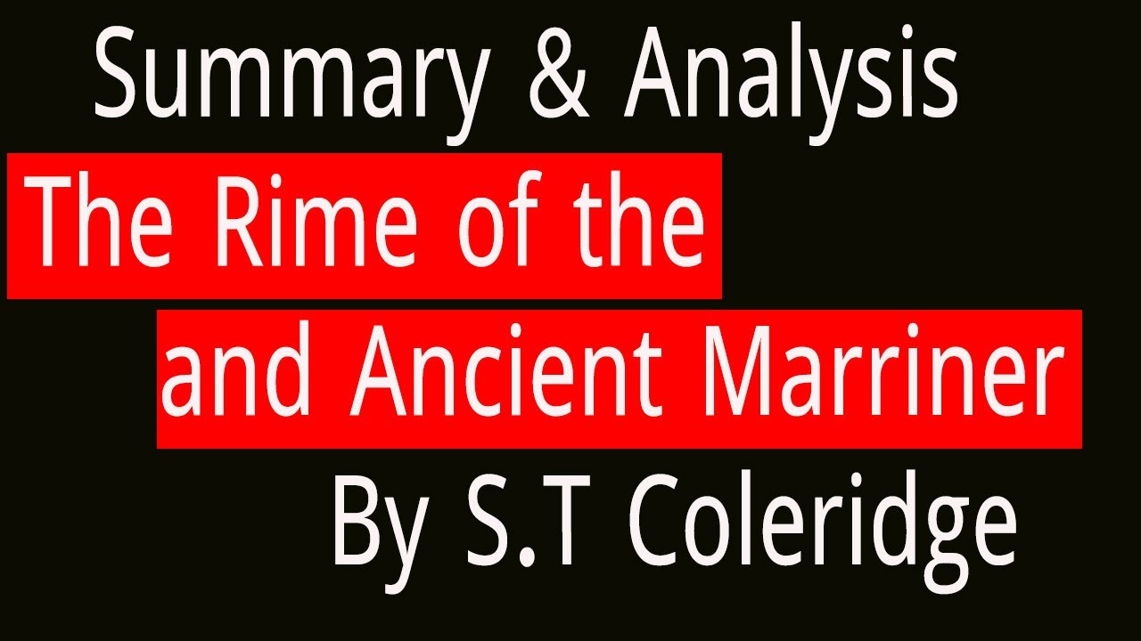 The Rime of the Ancient Mariner Poem by Samuel Taylor Coleridge - YouTube