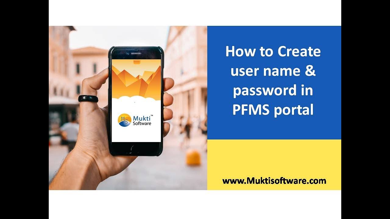 How to create user name & password in PFMS portal (Punjabi) , For Demo ...