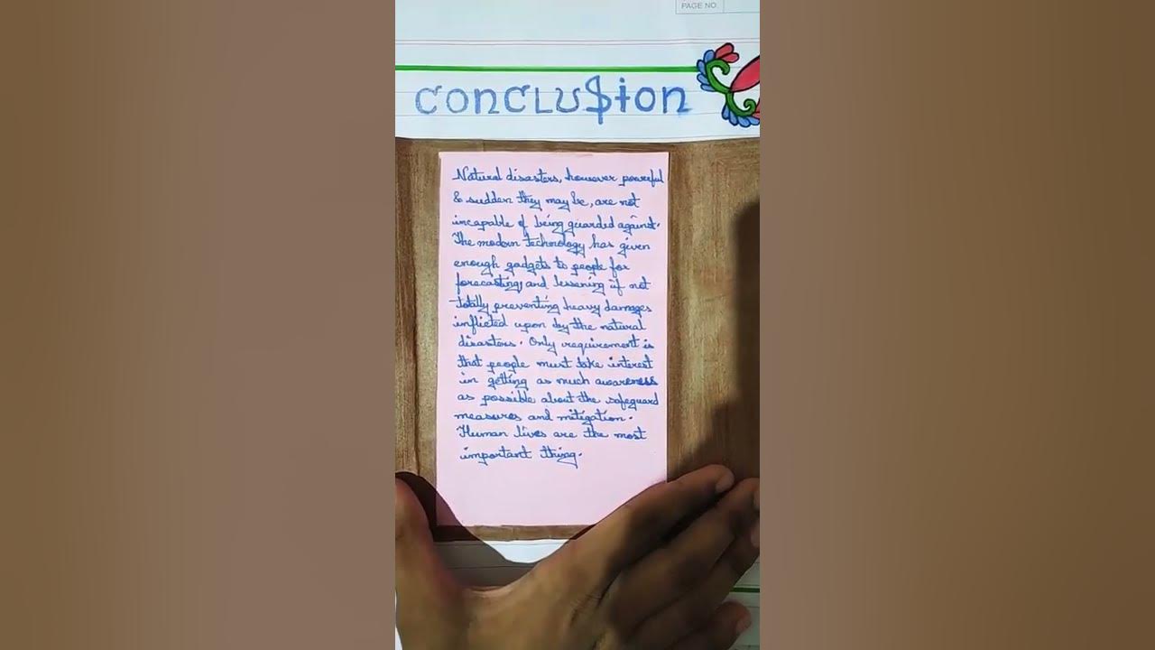 Disaster management conclusion||Art Integrated Project on Disaster ...