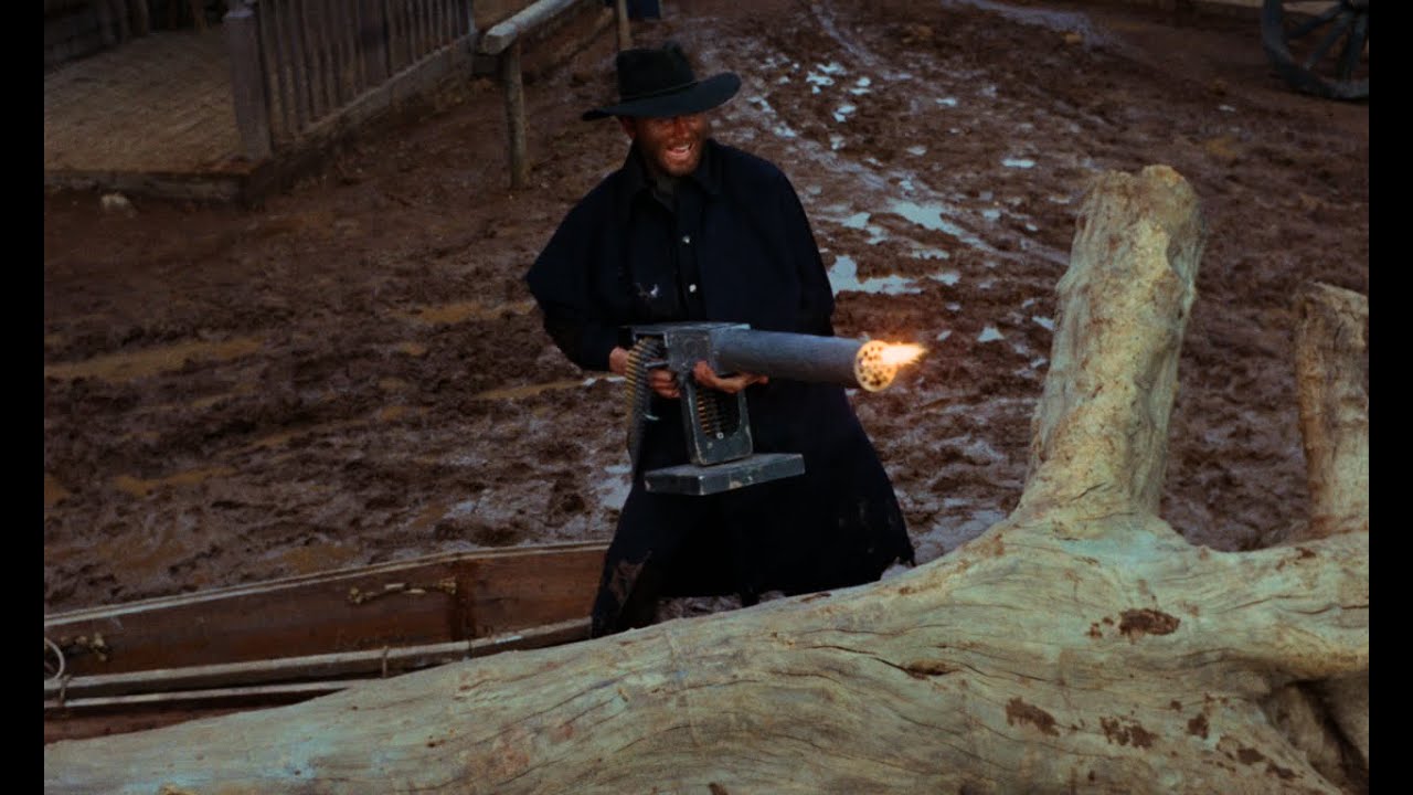 Django 1966 Machine gun scene 4K - YouTube