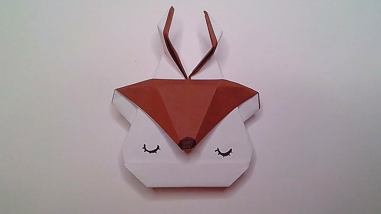 Cómo hacer un VENADO de papel | Origami PASO A PASO - YouTube