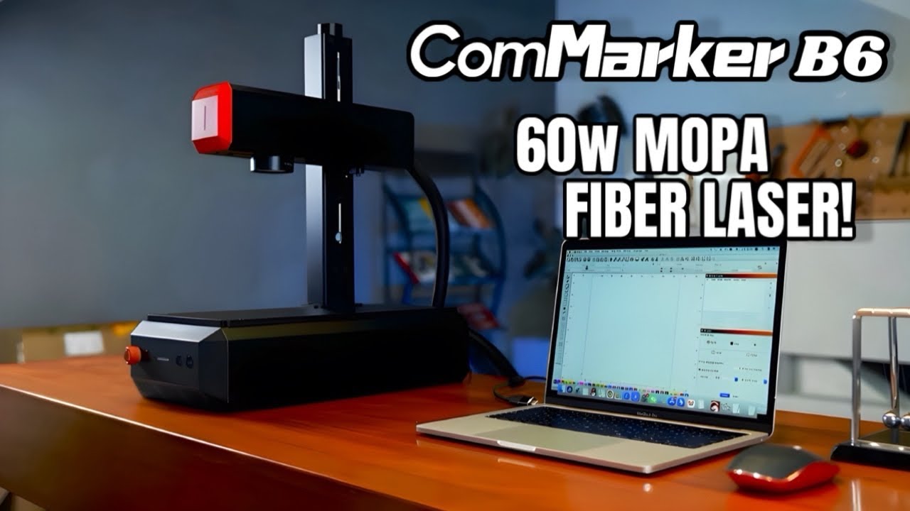 ComMarker B6 60w MOPA Fiber Laser - YouTube