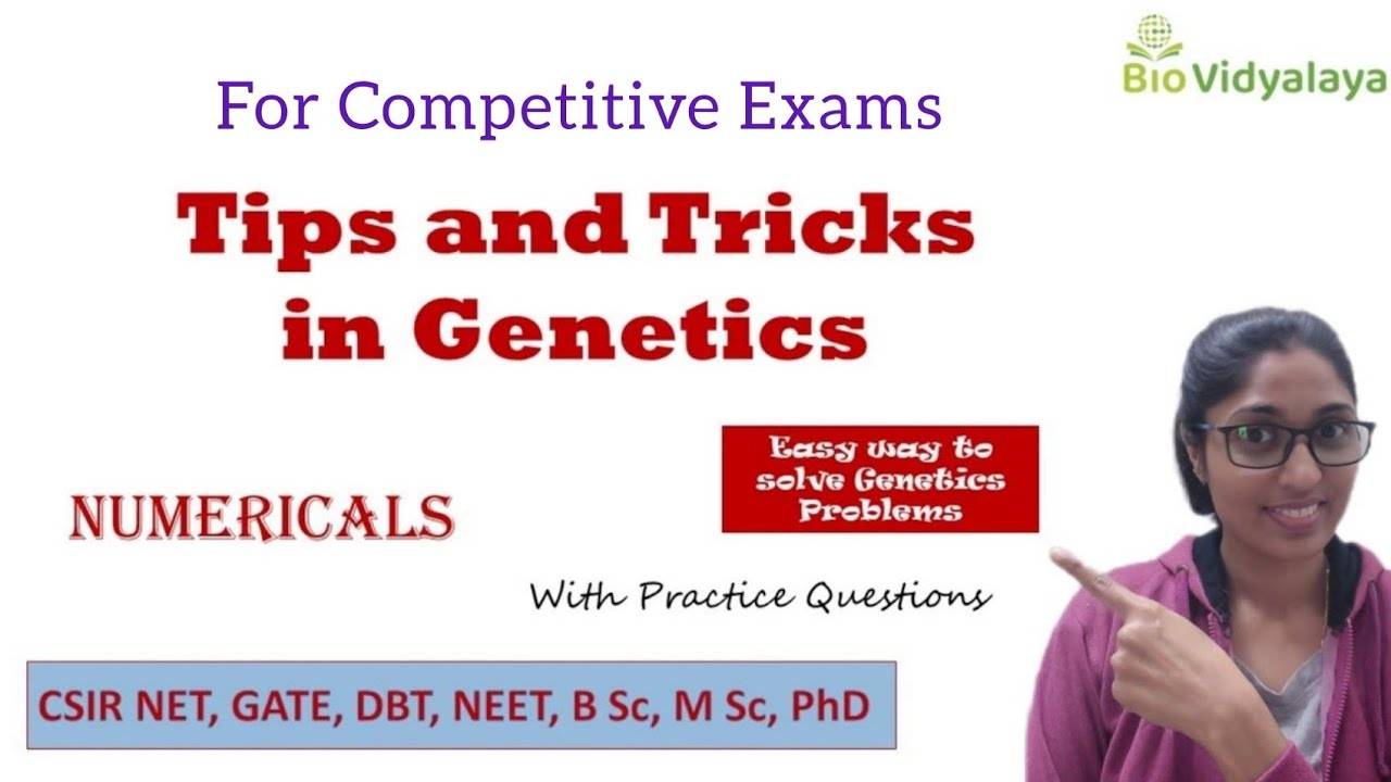 Genetics Tips and Tricks | Easy way to Answer Numerical Questions ...